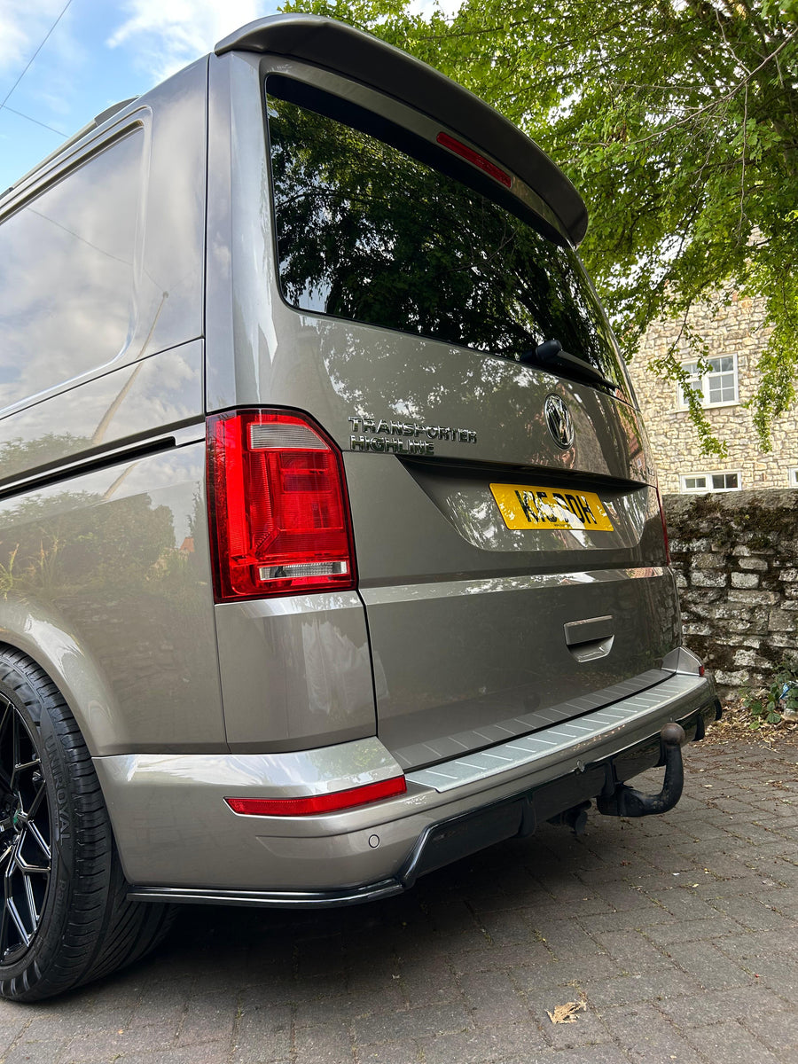 VW T6 Tailgate Transporter Rear Bumper Diffuser ES DESIGN ...