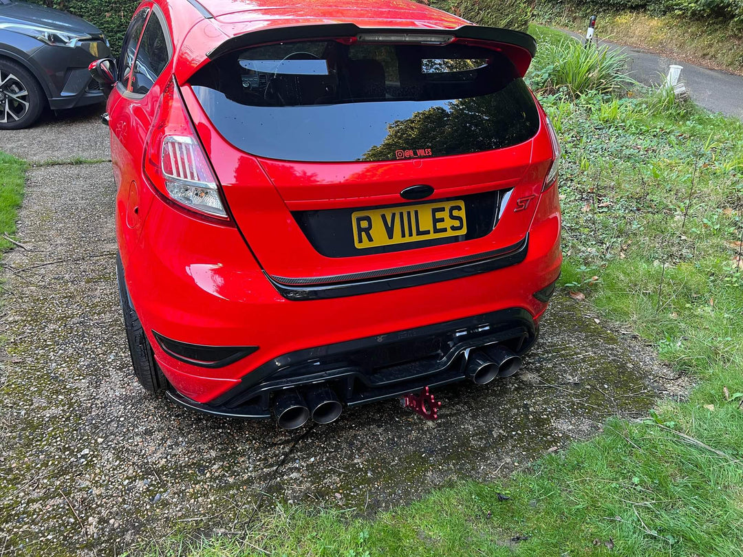 Ford Fiesta Mk7 rear bumper protector ST, Zetec S, FL, PFL ES DESIGN ...
